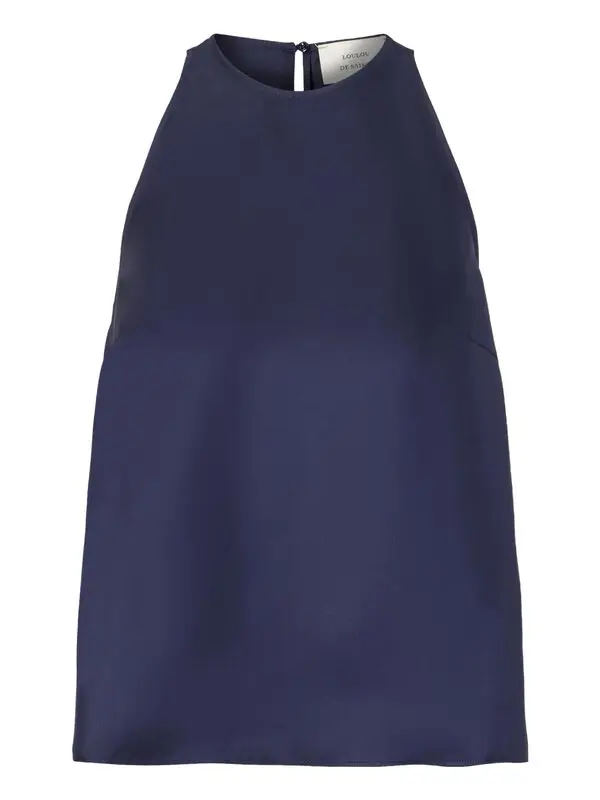 Loulou De Saison Cami Silk Top - Blue
