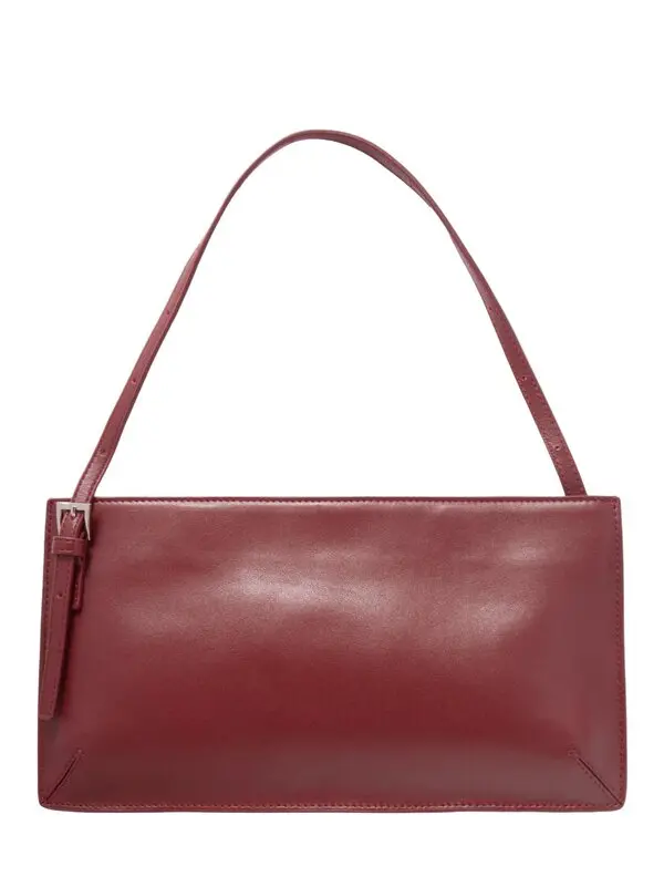 ST. AGNI Leather Shoulder Bag - Red