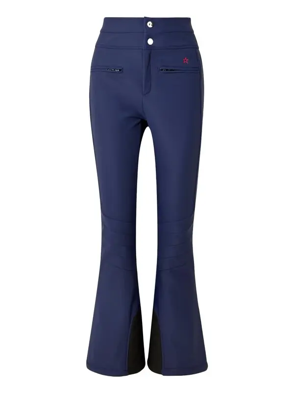 Perfect Moment Aurora Embroidered Bootcut Ski Pants - Blue