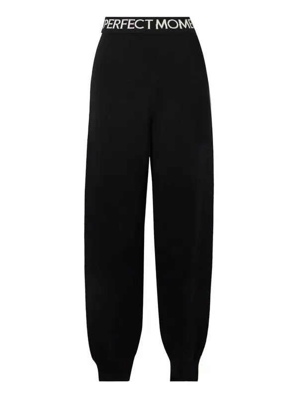 Perfect Moment La Tour Intarsia Wool-blend Track Pants - No