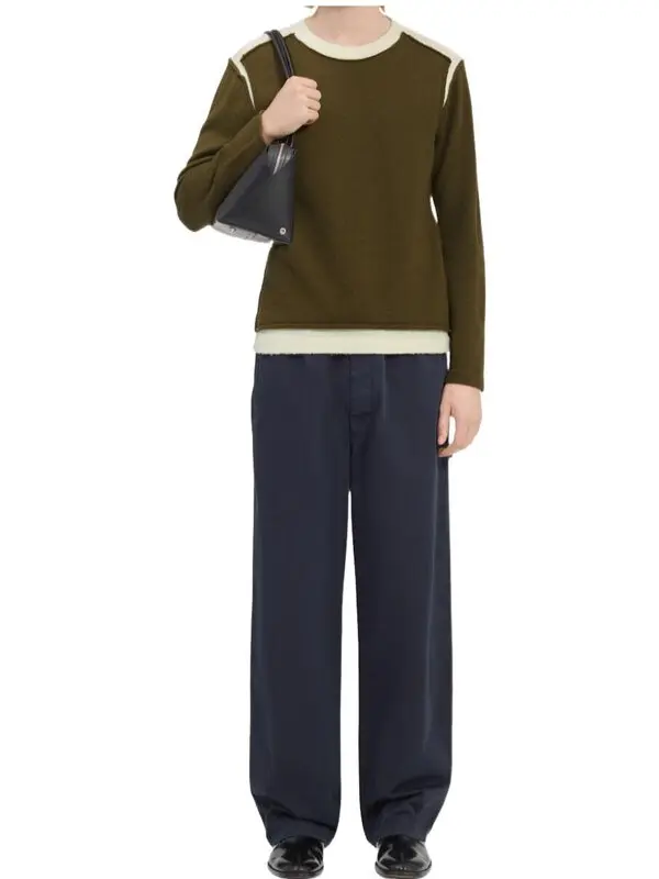 MAISON MARGIELA Long Sleeve Crewneck Jumper - Green