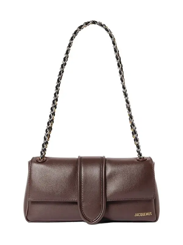 Jacquemus Chain Strap Shoulder Bag - Midnight Brown
