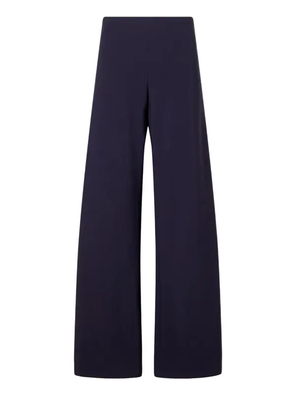 NILI LOTAN High Waist Wide Leg Trousers - Black