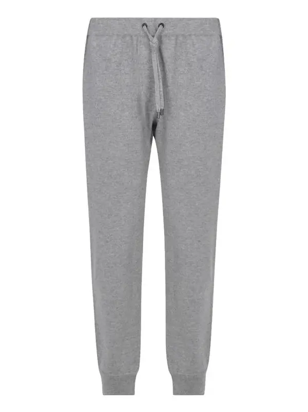 Brunello Cucinelli Drawstring Track Pants - Gray