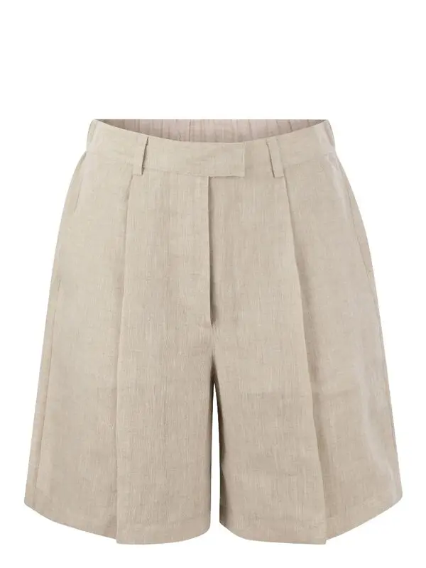 Brunello Cucinelli Bermuda Shorts - Nude