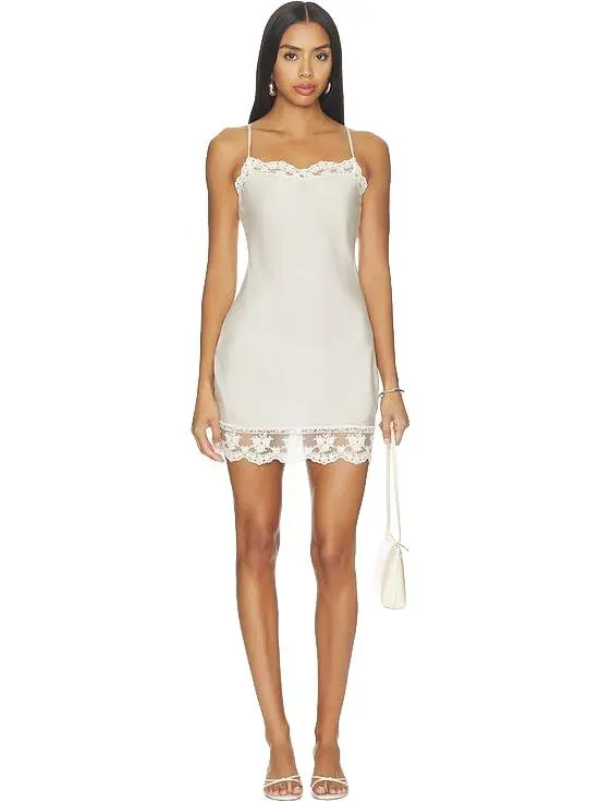 THE GARMENT Darling Lace Dress In Ivory - Ecru
