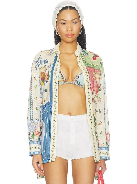 Agua Bendita Anastasia Basket Top - Multicolor