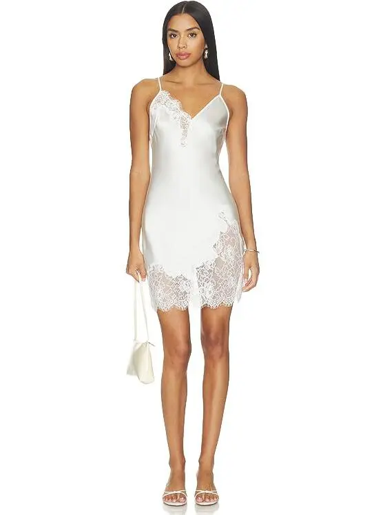 FLEUR DU MAL Juliet Lace Mini Slip - Ivory