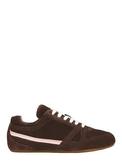 Isabel Marant Étoile Senny Suede Low Top Sneakers - Chocolate