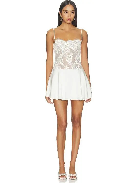 LOVERS AND FRIENDS Brundy Mini Dress - Ivory
