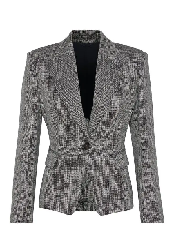 Brunello Cucinelli Single-breasted Tailored Blazer - Gray
