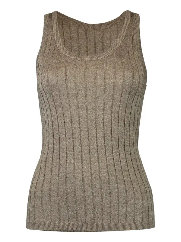 Brunello Cucinelli Knit Tank Top - Gray
