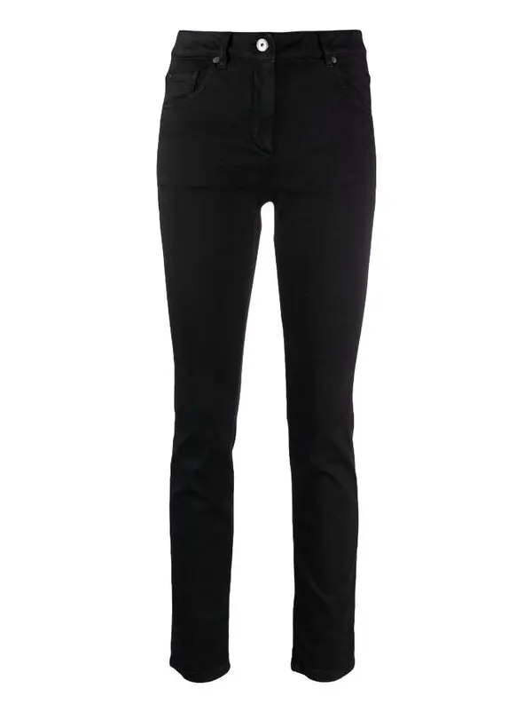 Brunello Cucinelli Slim-cut Trousers - Black