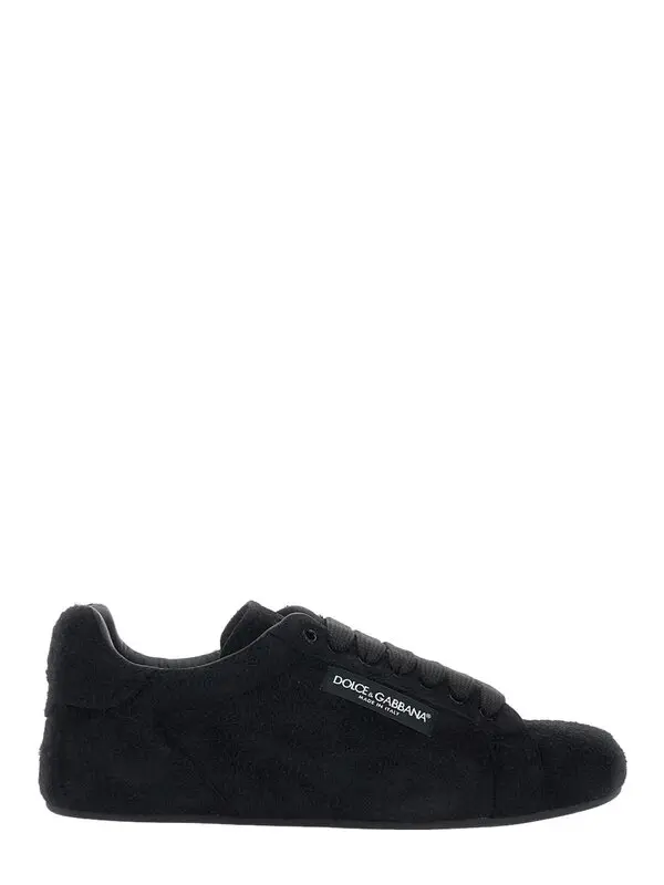 Dolce & Gabbana Portofino Merinos Low-top Sneakers - Black