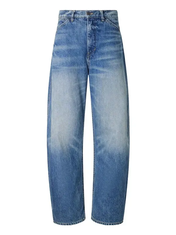 NILI LOTAN Loose Straight-leg Jeans - Blue