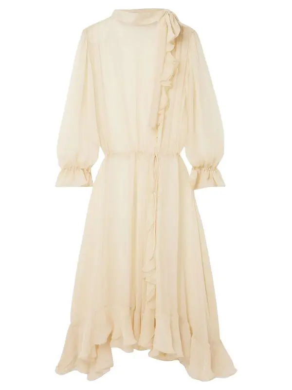 Sharon Wauchob Ruffled Dress - Nude