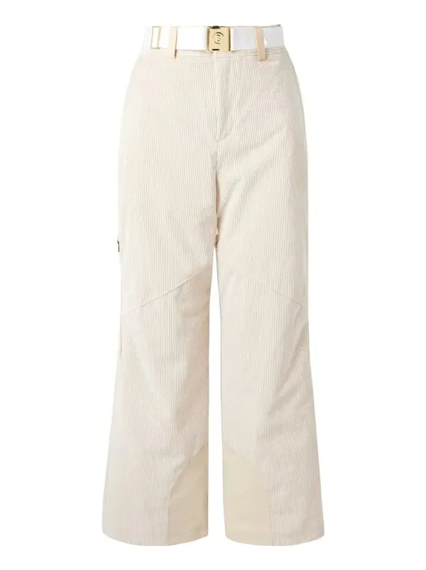 Bogner Belted Panelled Corduroy And Twill Ski Pants - No