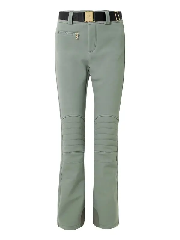 Bogner Madei Belted Stretch-shell Straight-leg Ski Pants - Gray