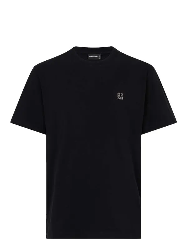 Dsquared2 Metal Upside Down Regular Fit T-shirt - Black