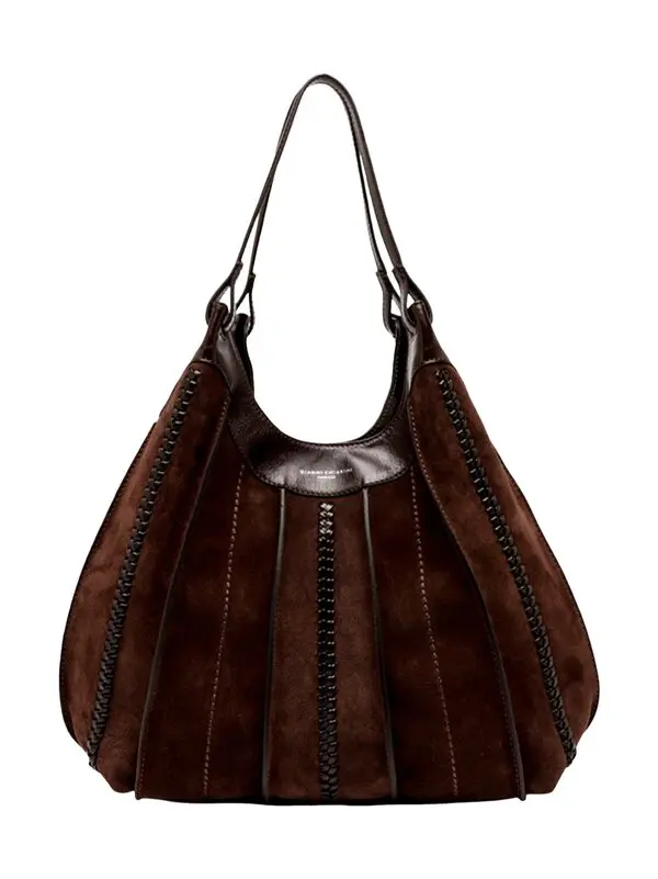 GIANNI CHIARINI Dua Braided Tote Bag - Brown