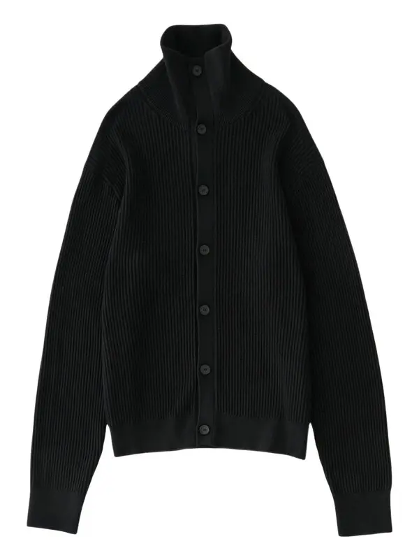 Studio Nicholson Long-sleeve Knit Top - Black