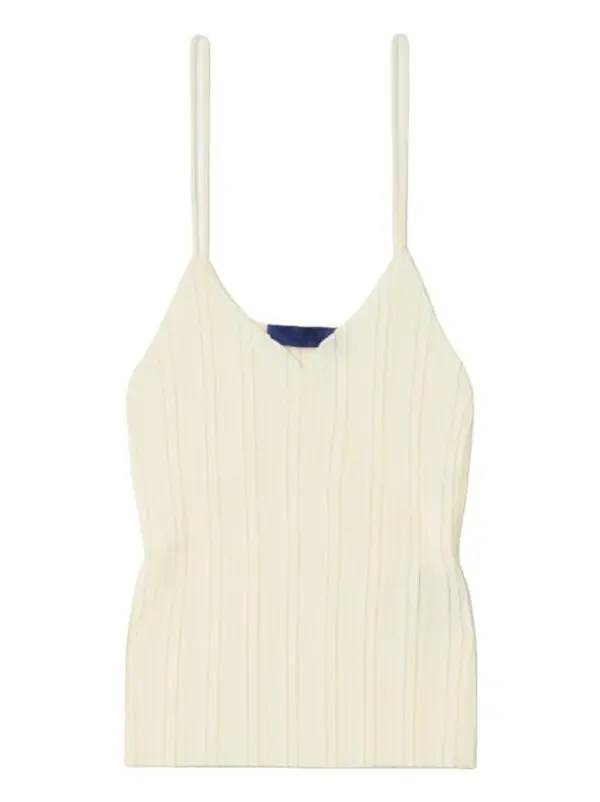 Sharon Wauchob Plissé-crepe De Chine Camisole - White