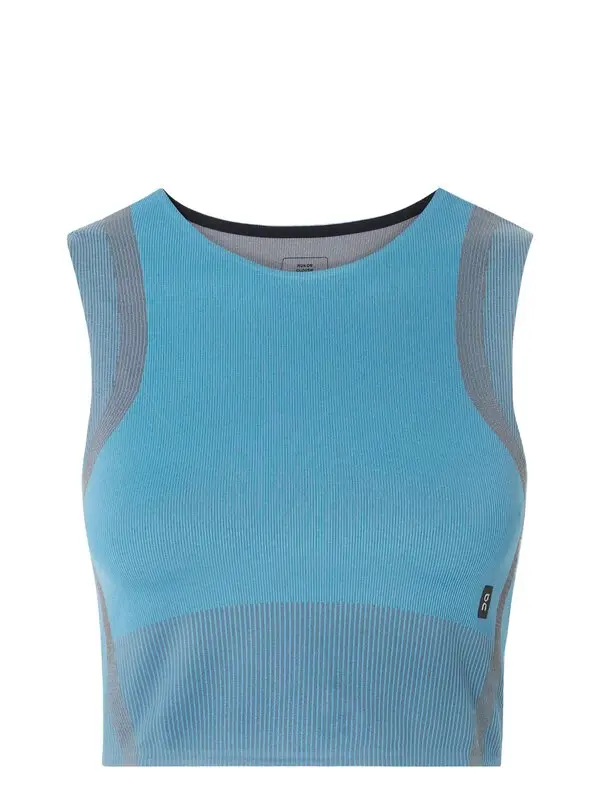 On Studio Cropped Ribbed Stretch Tank - No