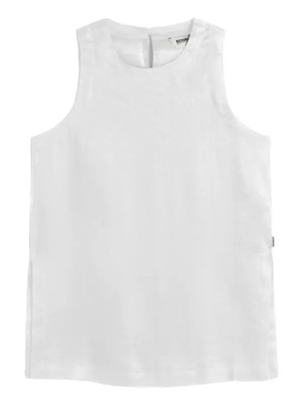 ECOALF Button-fastening Tank Top - White