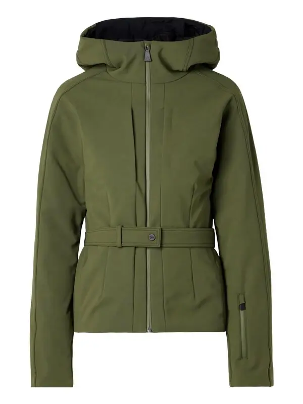 Aztech Mountain Bella Belted Hooded Down Ski Jacket - No