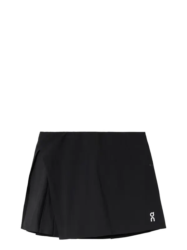 On Asymmetric Pleated Recycled Tennis Skirt - No