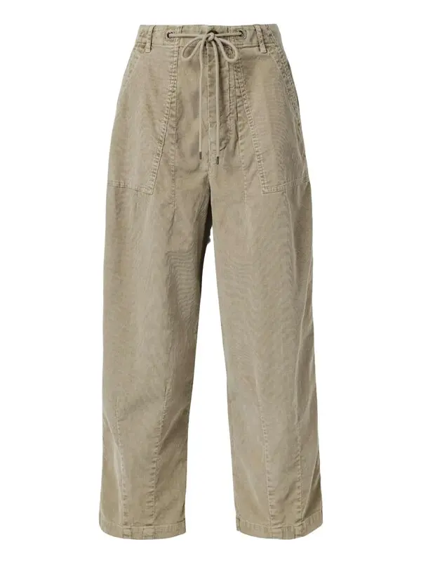 JAMES PERSE Corduroy Barrel-leg Pants - Nude