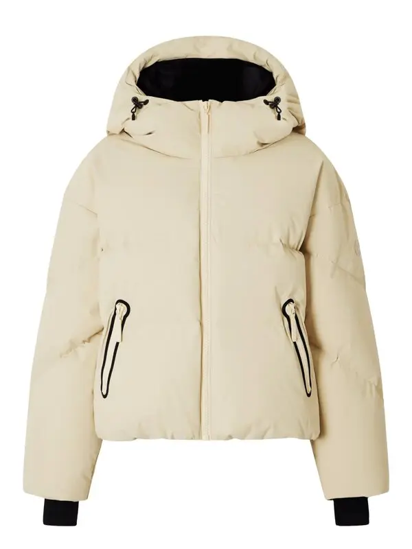 Cordova Meribel Hooded Quilted Recycled Down Ski Jacket - Nude