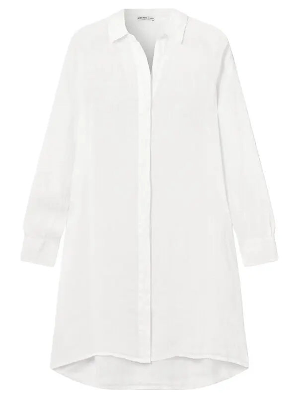 JAMES PERSE Midi Shirt Dress - White