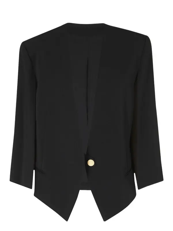 Alberta Ferretti Long-sleeve Jacket - Black