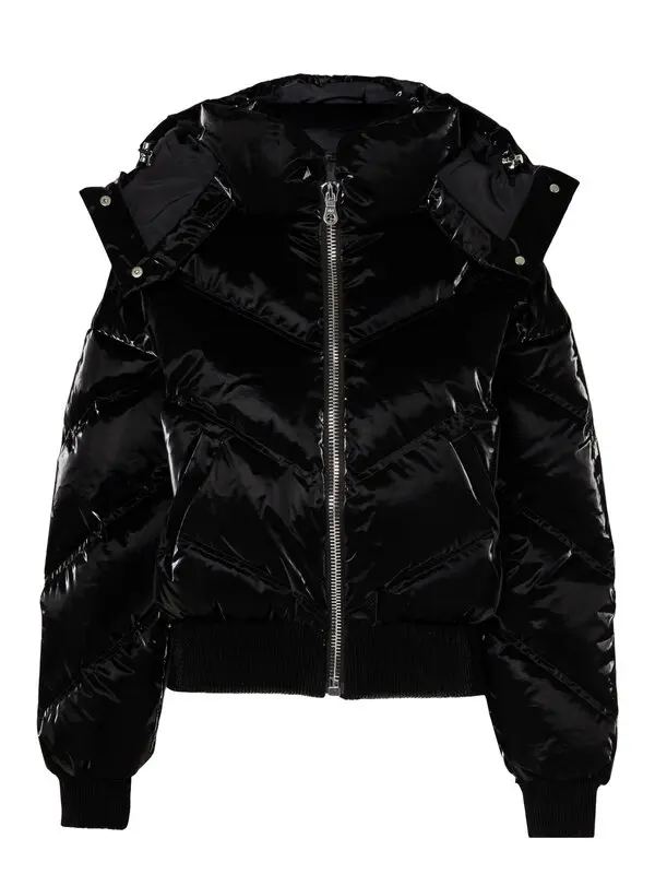 Cordova Niseko Hooded Quilted Down Ski Jacket - Black