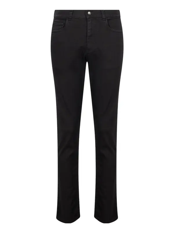 Canali Straight-leg Jeans - Black