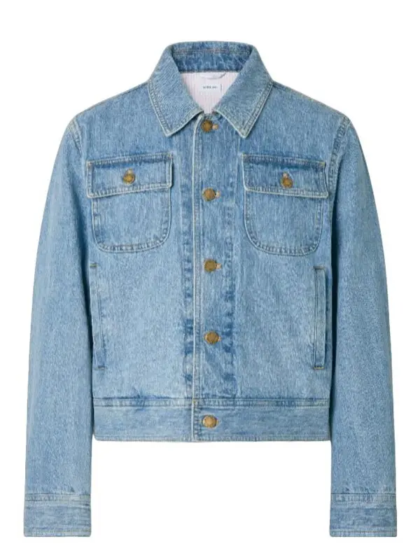 Thom Browne Classic Denim Jacket - Light Blue