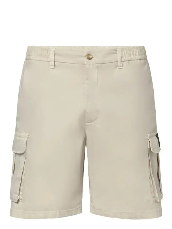 ECOALF Belt Loop Cargo Shorts - Beige