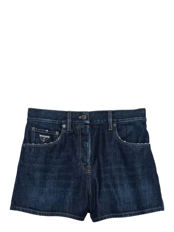 Prada Denim Shorts - Blue
