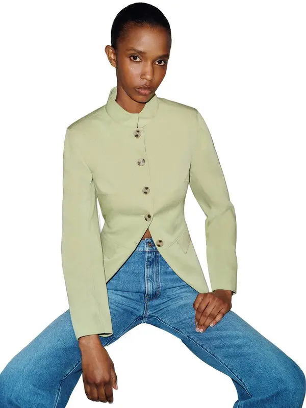 REFORMATION Caspia Jacket - Green