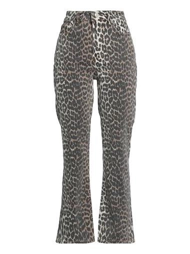 GANNI Jeans Size Cotton, Elastane - Beige