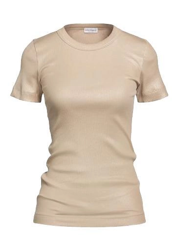 Brunello Cucinelli T-shirt Size Cotton, Elastane, Ecobrass - Beige