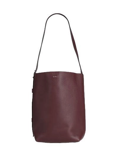 Max Mara Shoulder Bag Leather - Red
