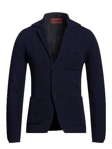 Missoni Knitted Cotton Blazer - Navy
