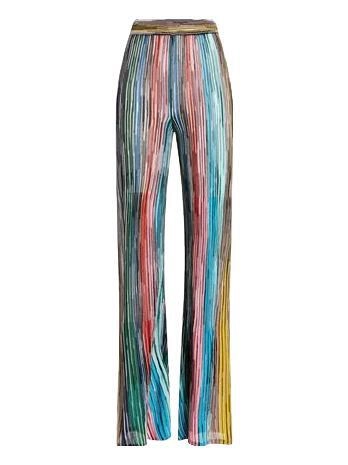 Missoni Pants Size Viscose, Metallic Fiber - Blue