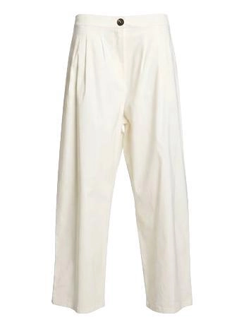 Liviana Conti Pants Ivory Size Viscose, Polyamide, Elastane - White