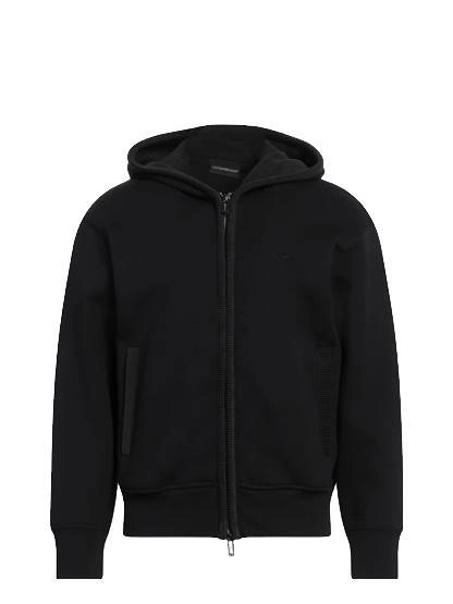 Emporio Armani Sweatshirt Size Cotton, Polyester, Elastane - Black