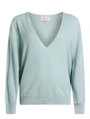 VICOLO Wool Cashmere Sweater - Blue