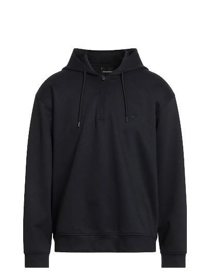Emporio Armani Sweatshirt Midnight Size Polyester, Wool, Elastane - Blue