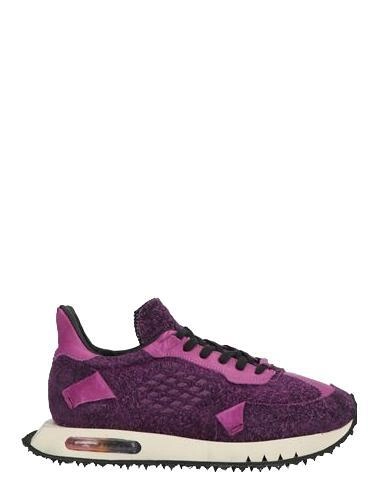 BEPOSITIVE Suede Low-top Sneakers - Purple